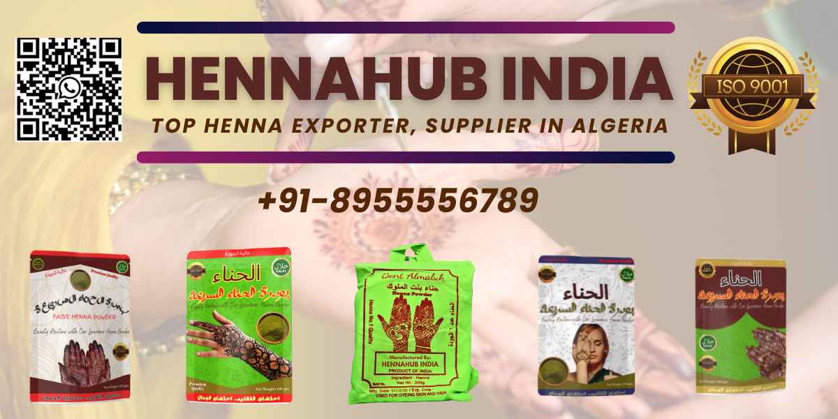 certified henna powder exporter in algeria – Hennahub India
